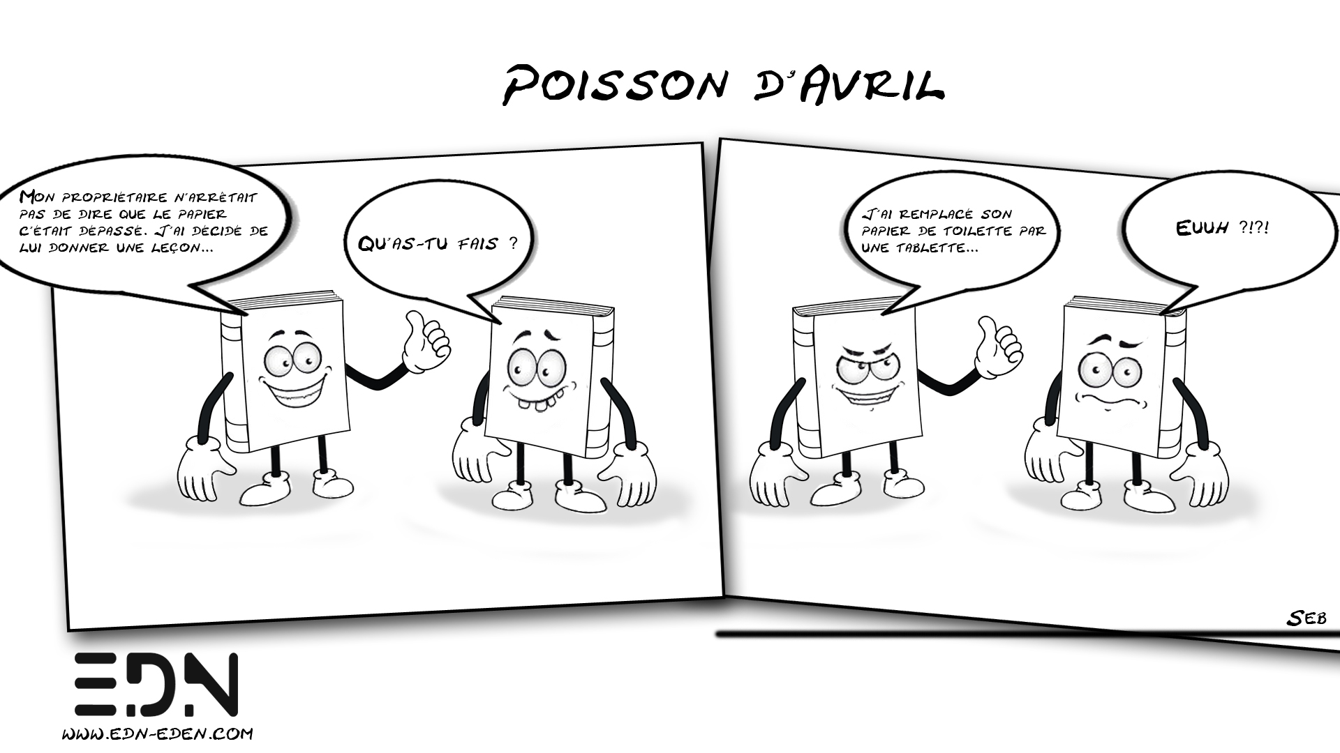 Promo 1er Avril | La série E.D.N. | Les Éditions Nolan
